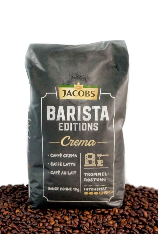 Jacobs Barista Crema cafea boabe 1kg | Centrul de Espressoare